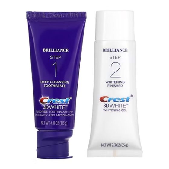 Buy Crest 3d Brilliance Toothpaste & Whitening Gel System 4.0oz