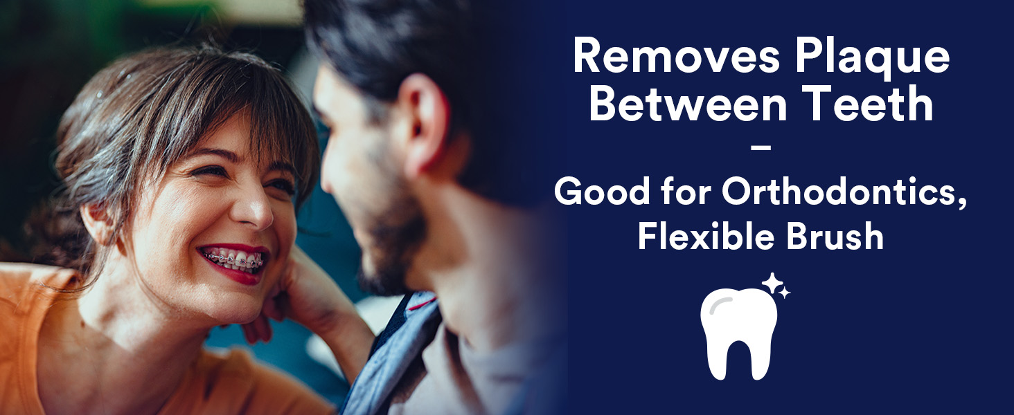 DenTek Easy Brush Plaque Control Cleaners 16 Count, 3 Pack