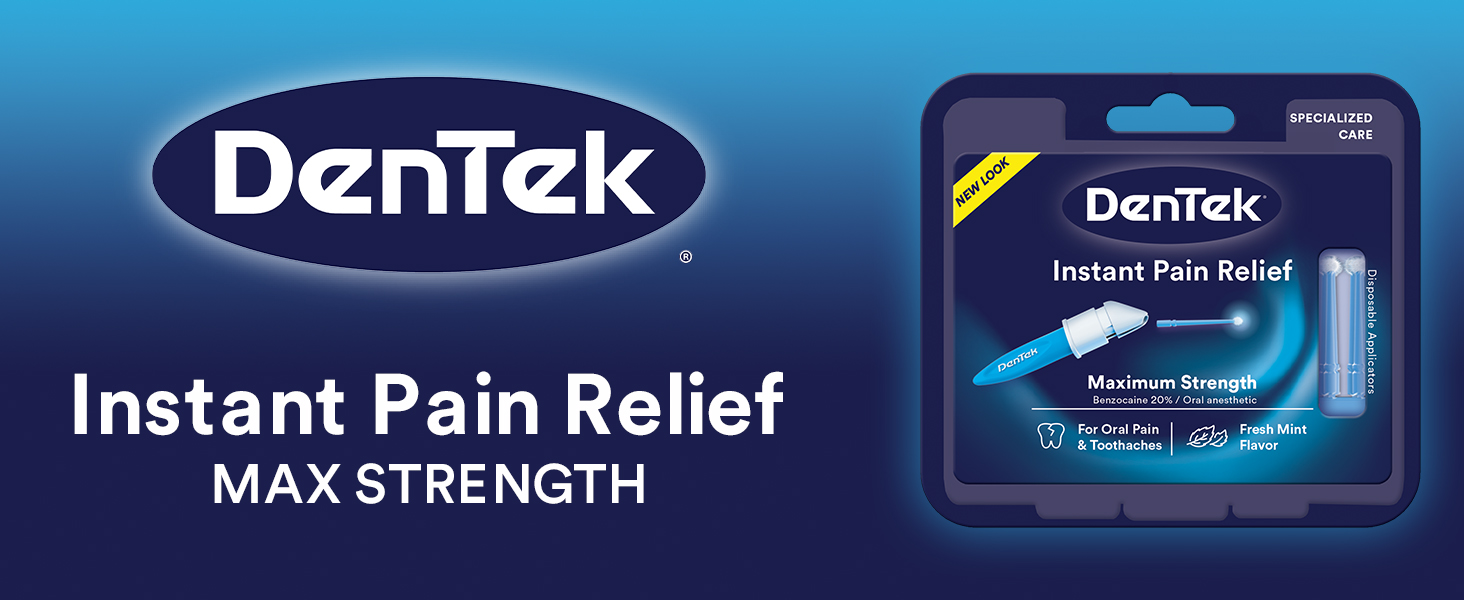 DenTek Instant Oral Pain Relief Maximum Strength Kit