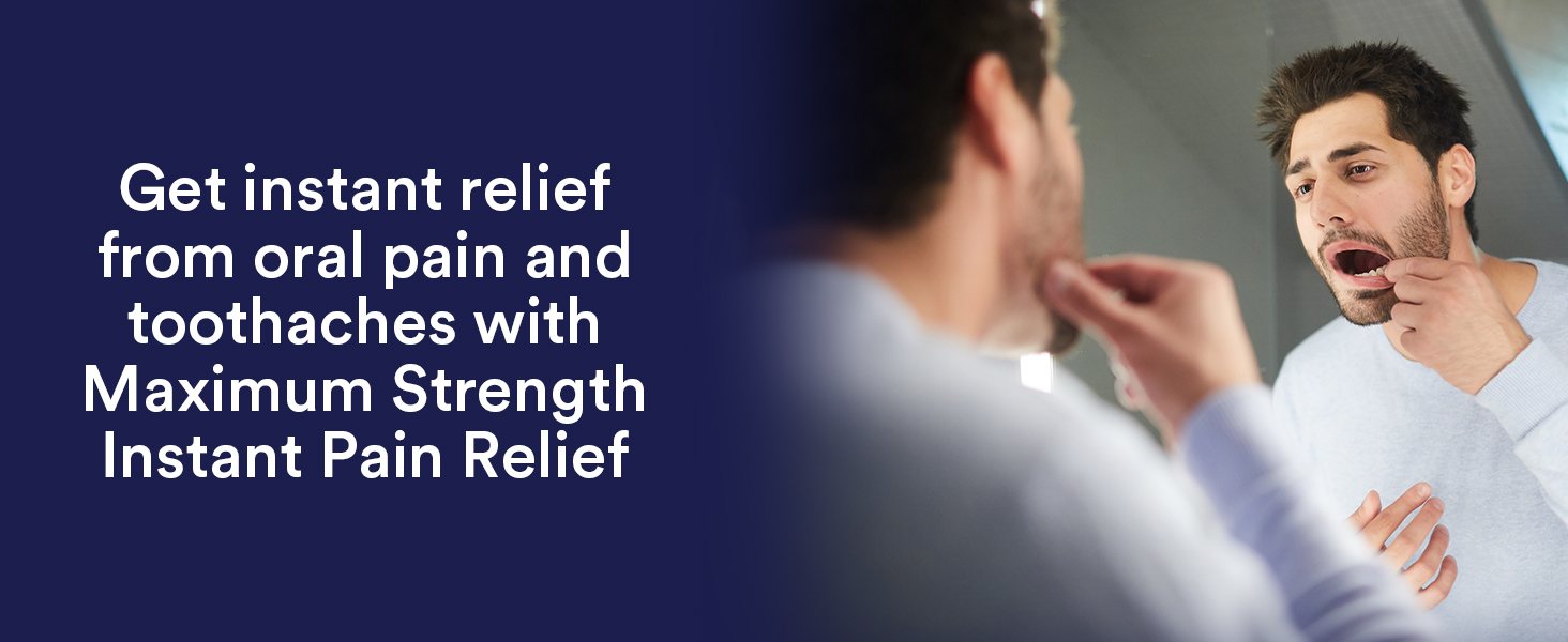 DenTek Instant Oral Pain Relief Maximum Strength Kit