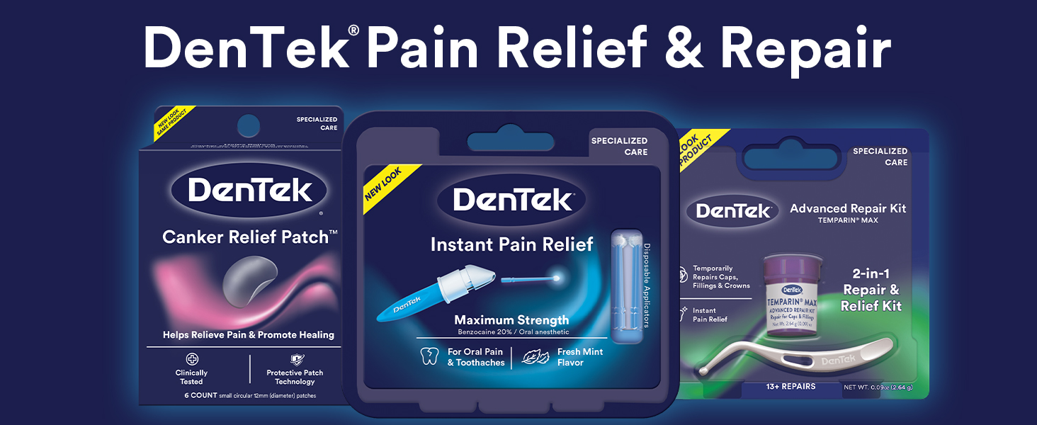 DenTek Instant Oral Pain Relief Maximum Strength Kit